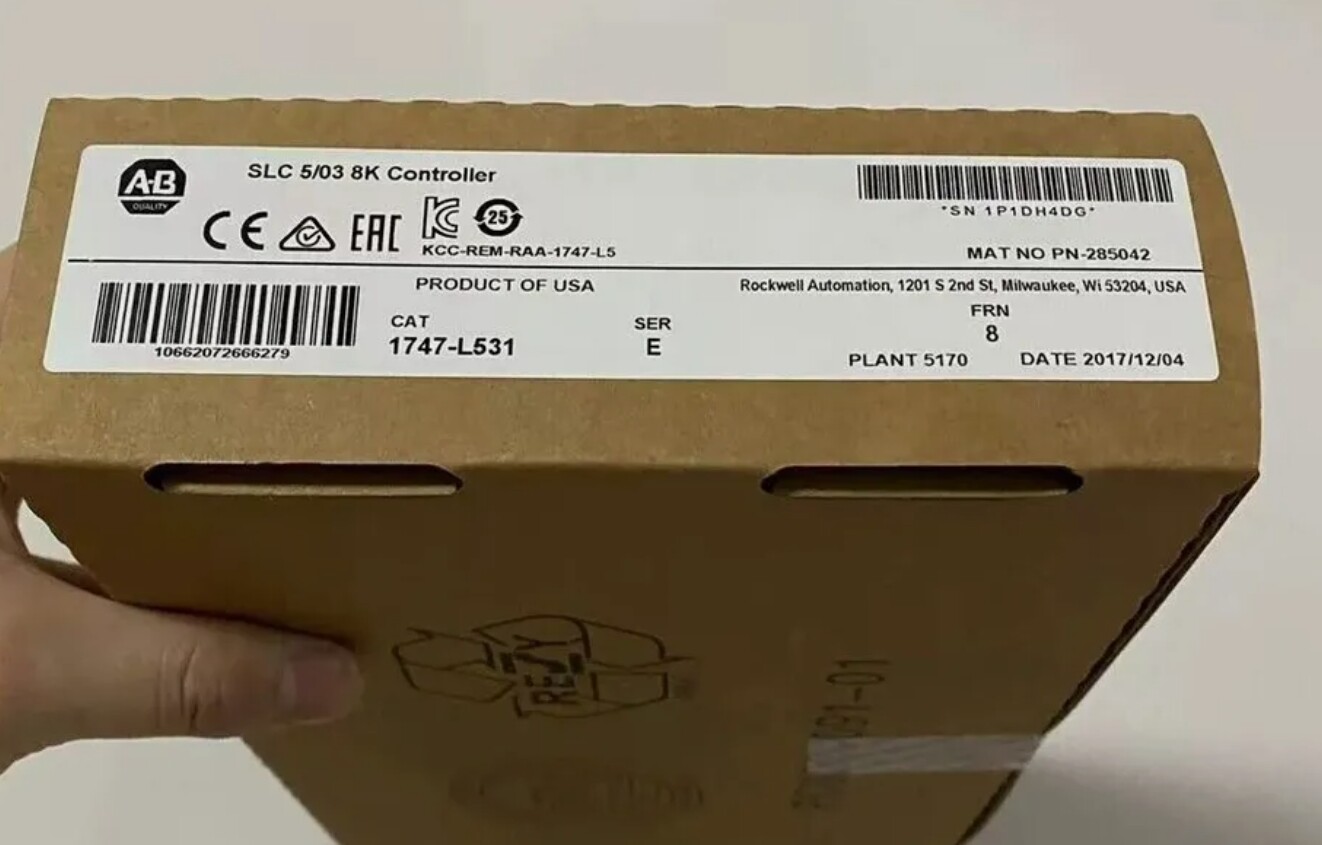 New Allen-Bradley 1747-L531 SER E SLC 500 5/03 CPU Processor Unit ...