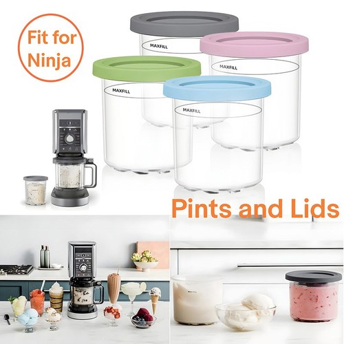 Ice Cream Pints Cup Ice Cream Containers With Lids For Creami Pints For ...
