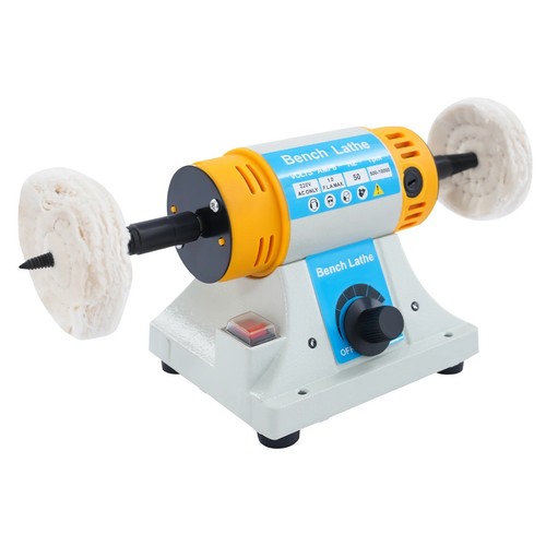 Jewelry Polishing Buffing Machine Mini Bench Grinder Gem Polisher ...