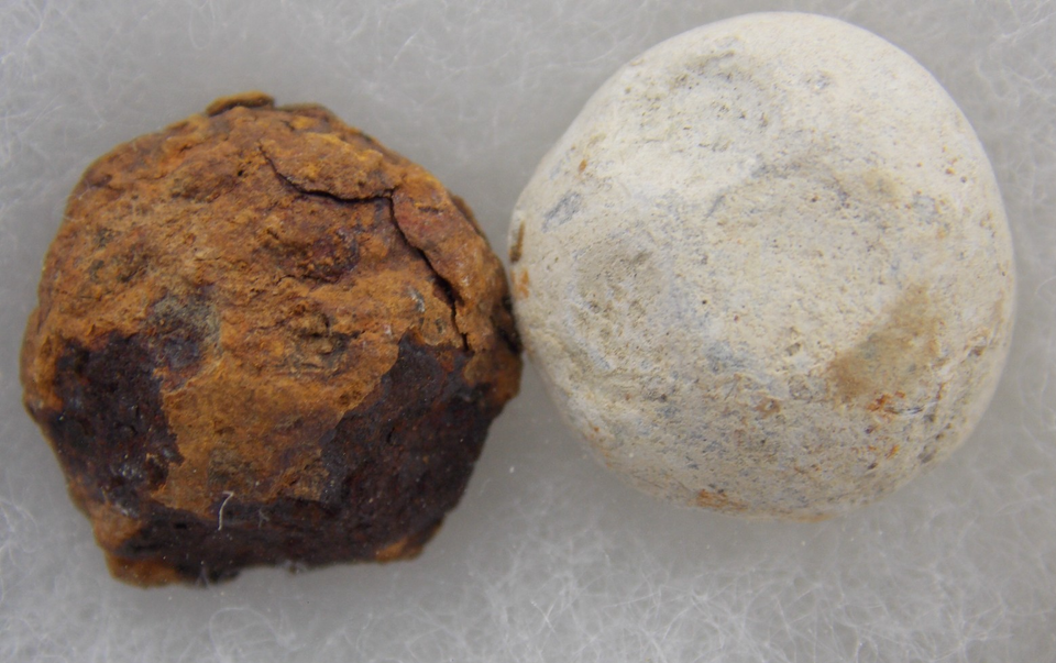 CIVIL WAR LOT OF DUG GETTYSBURG BULLETS/ SC BUTTON .69 MUSKET BALLS .58 ...