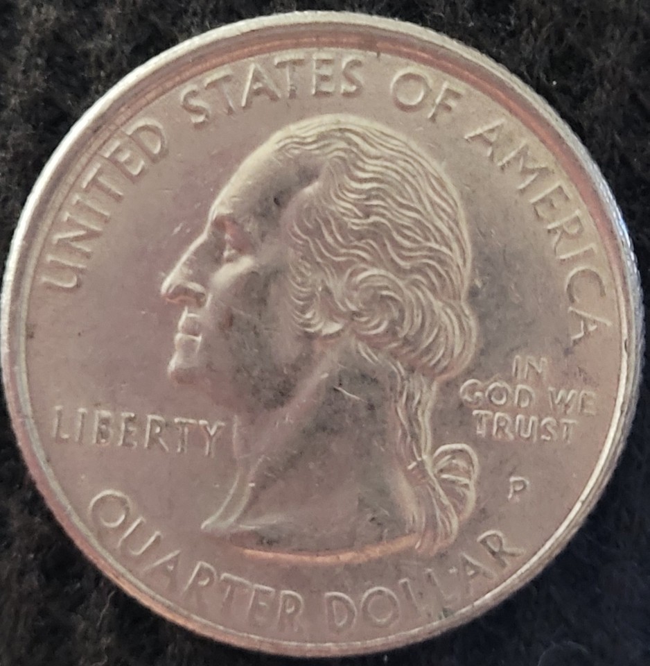Copper Wash & Offset Strike 1999-P New Jersey State Quarter Error Coin ...