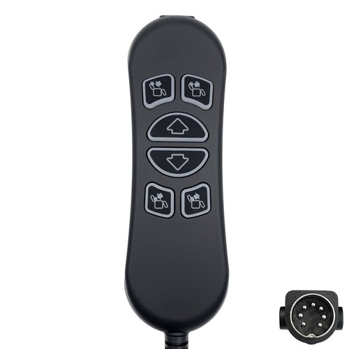 6 Button 7 Pin Lift Chair Remote Controller Replaces HHC HSW306 Hand ...