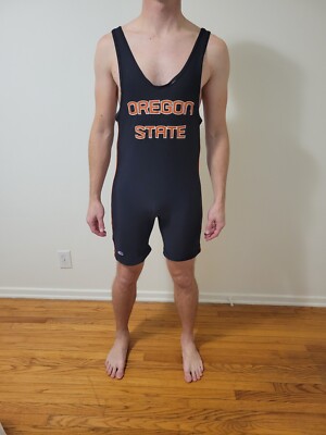 Oregon State Beavers wrestling Grappling singlet team Issued XL | eBay