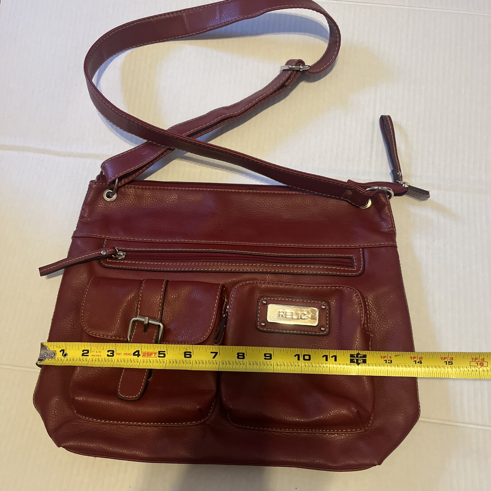 Fossil Relic Women's Deep Red Purse/Handbag | eBay