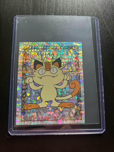 POKEMON HOLO FOIL STICKER, MERLIN S11, SERIES 1 MEOWTH 1999 | eBay