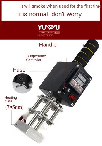 Handheld Hot Foil Stamping Bronzing Machine Leather Wood Handle Heat ...