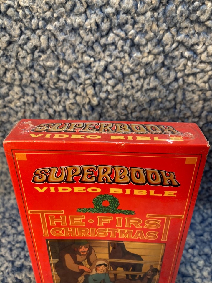 Superbook Video Bible: First Christmas VHS 1982 RARE NEW SEALED Kids ...