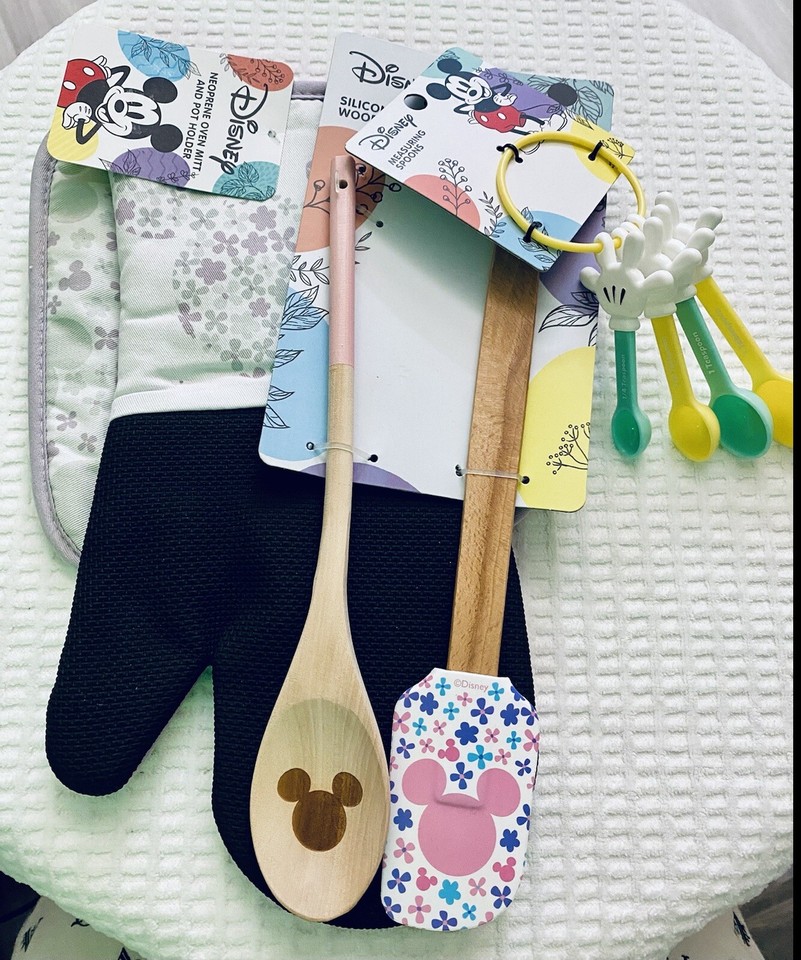 Disney Kitchen Mickey Mouse - Spatula, Measuring Spoon & UTENSIL SET ...
