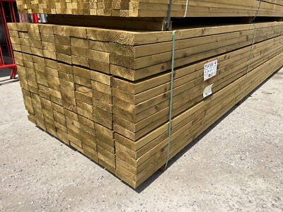 New ~ Treated Timber C16 Joists / Lengths 150x47mm x 4.8m | eBay