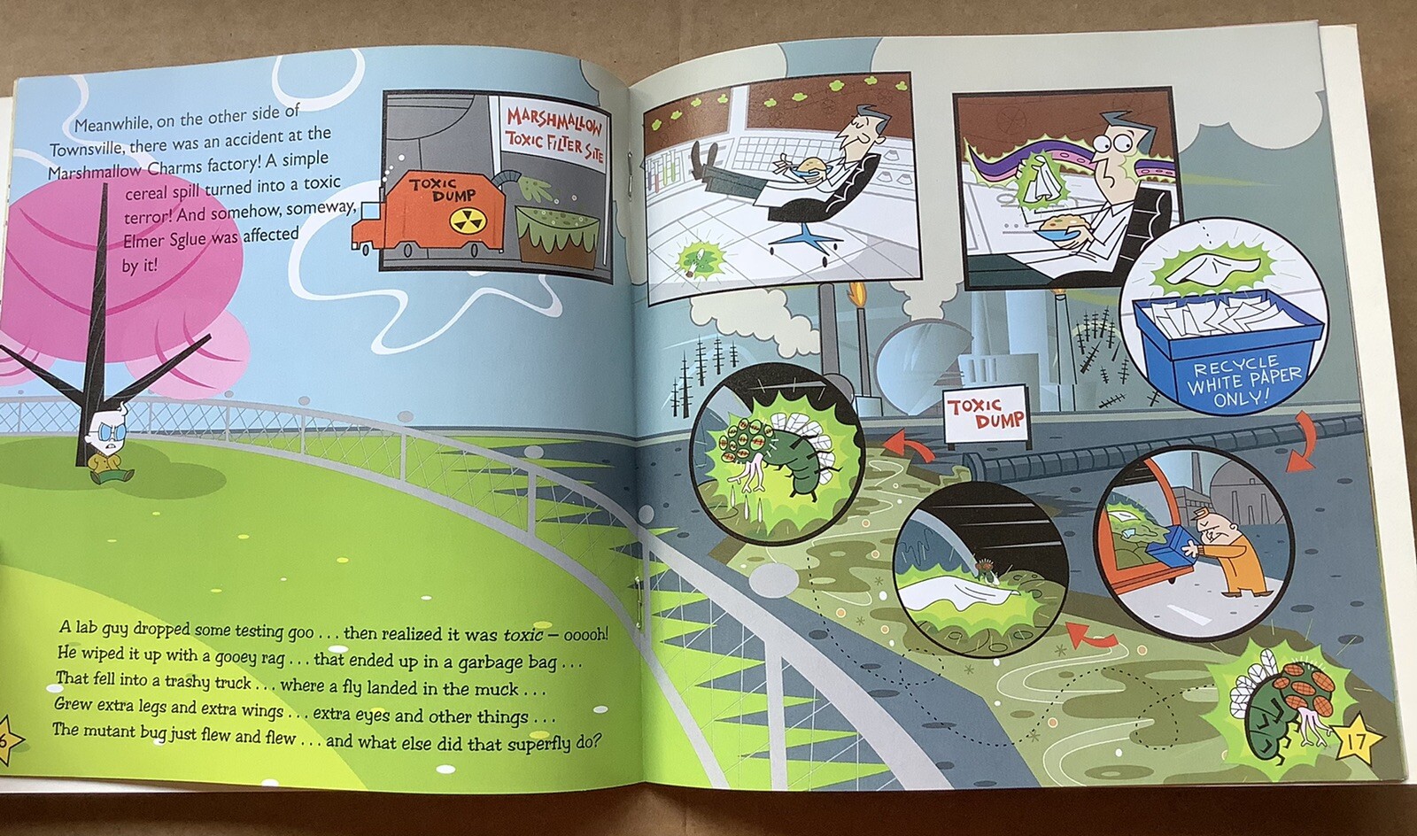 POWERPUFF GIRLS: PASTE MAKES WASTE (2000) Scholastic; Laura Dower; New ...