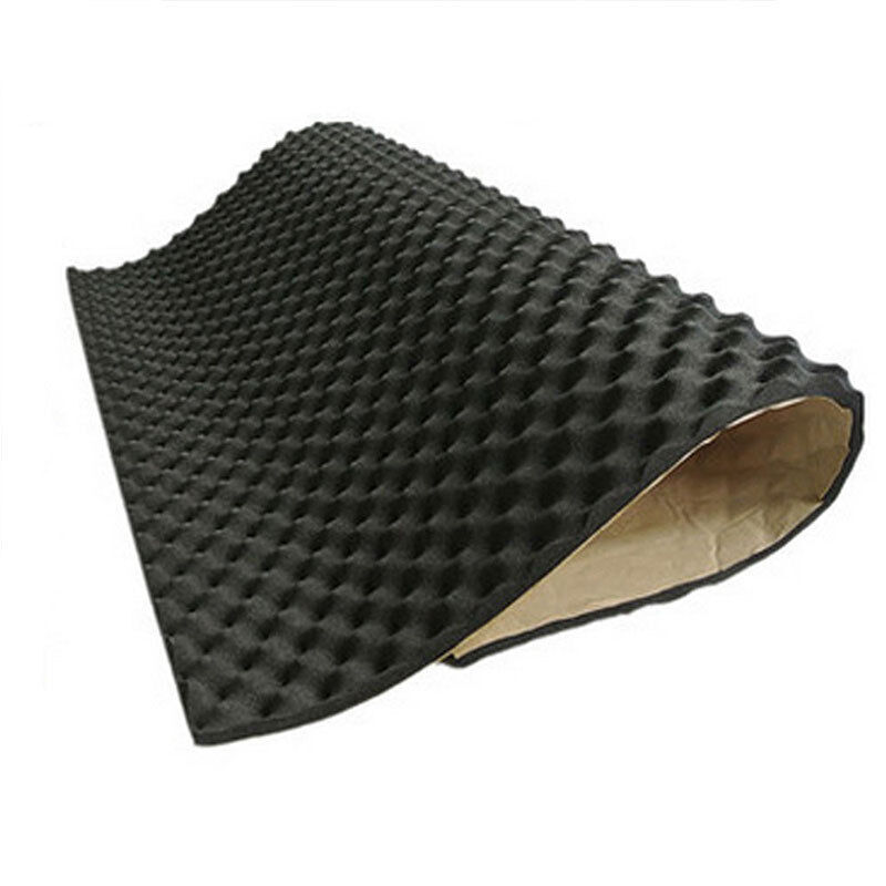 Universal Black 50X100cm20mm Acoustic Foam Car SUV Deadening Sound ...