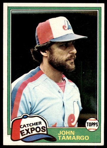 1981 TOPPS JOHN TAMARGO . MONTREAL EXPOS #519 | eBay