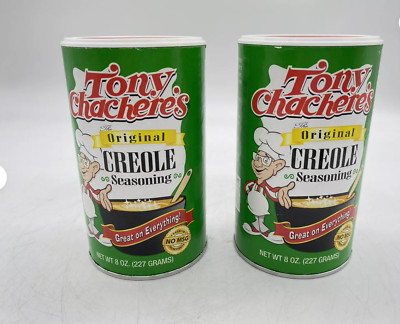 Tony Chachere's Original Creole Spice Seasoning 2 Pack - 8oz Each | eBay