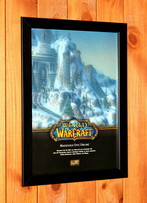 World of Warcraft PC Windows Blizzard Vintage mini Promo Poster / Ad ...