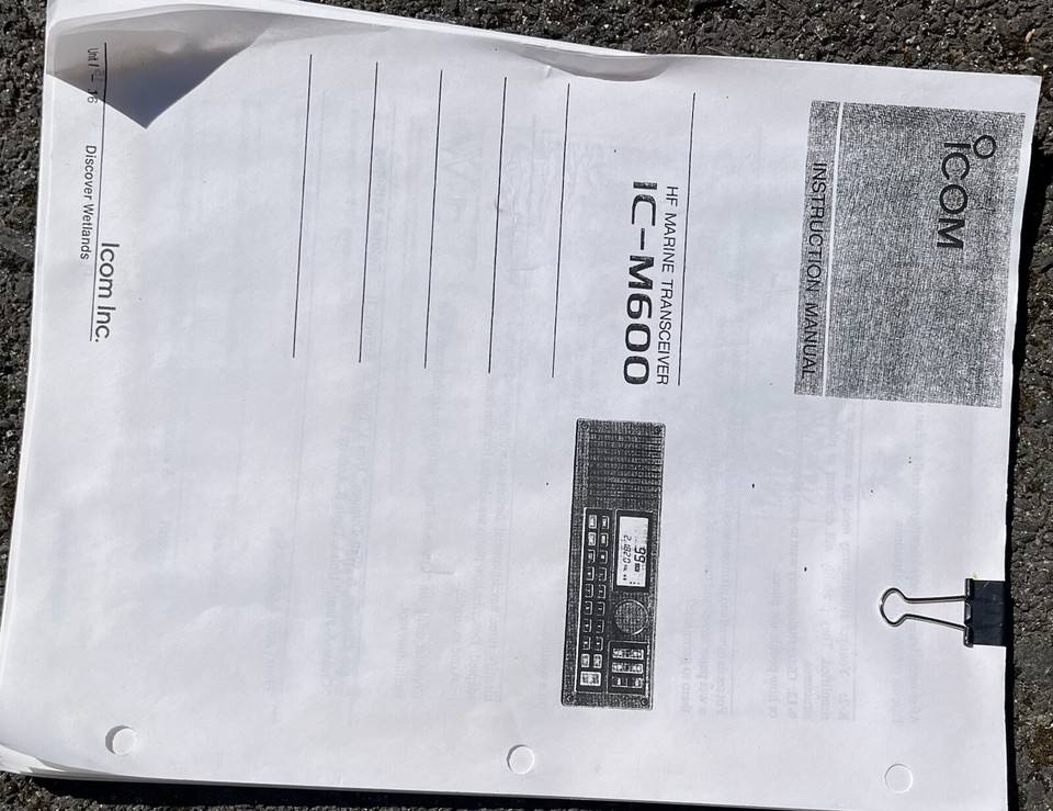 Icom IC-M600 HF Marine Transciever | eBay