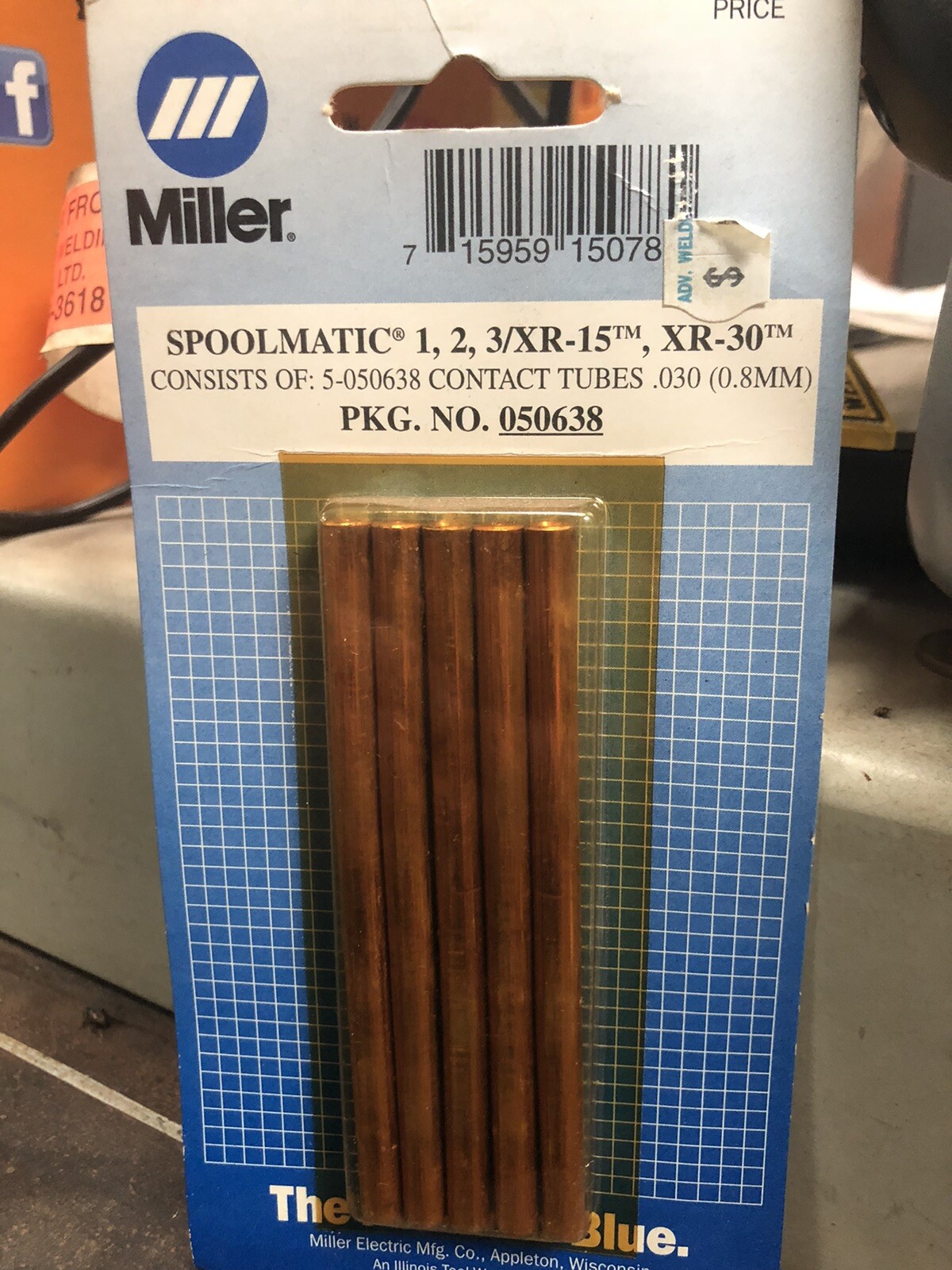miller spoolmatic contact tip 050638 5pack | eBay