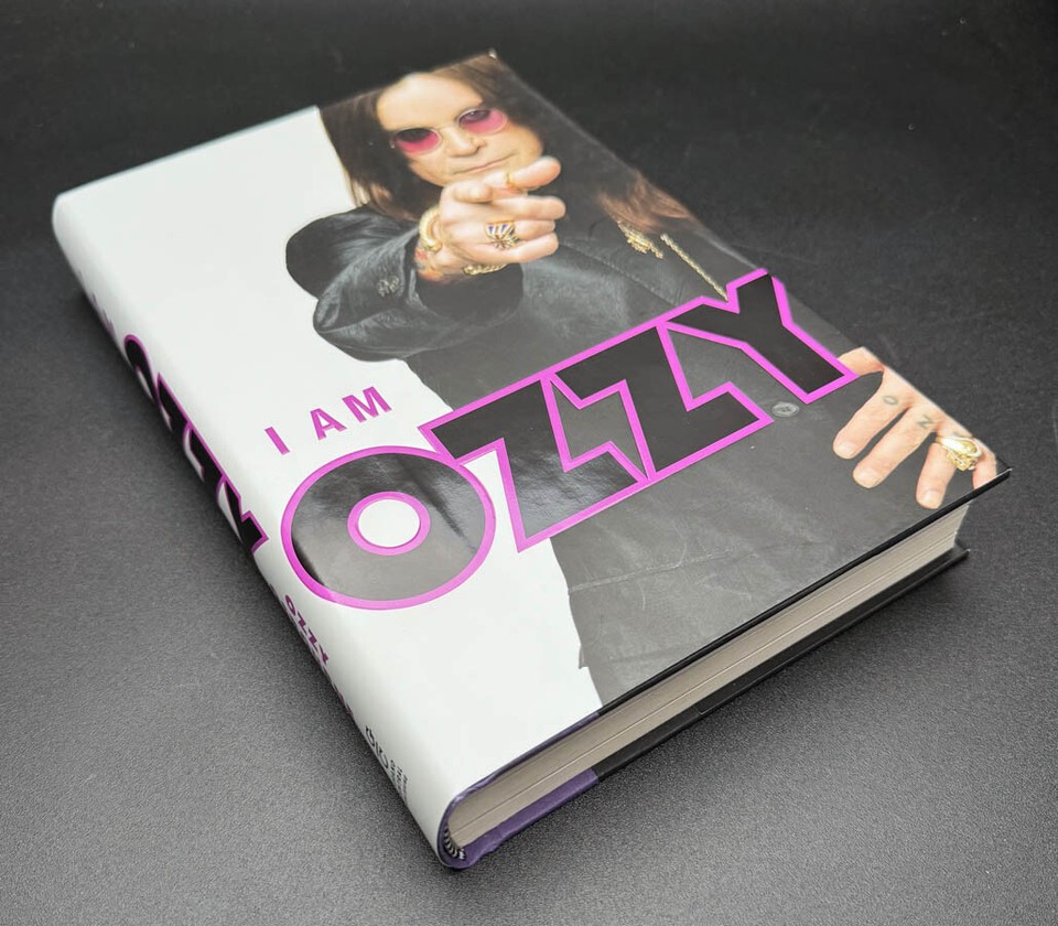 Ozzy Osbourne SIGNED I am Ozzy HC Book 1st Ed Prnt PSA AUTOGRAPHED ...
