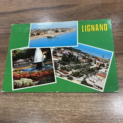 CARTOLINA COLORI VINTAGE COLLEZIONE LIGNANO SABBIADORO | eBay
