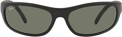 Ray Ban RB4033 Matte Black Polarized Green 60MM Sunglasses 805289044604 ...