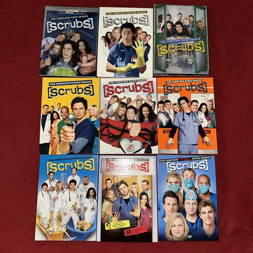 RARE Scrubs: The Complete Collection (Seasons 1-9, DVD, 2010, 26-Disc ...