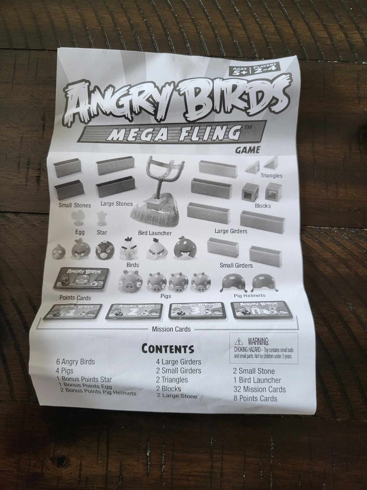 Mattel Angry Birds Mega Fling Board Game (X9272) for sale online | eBay