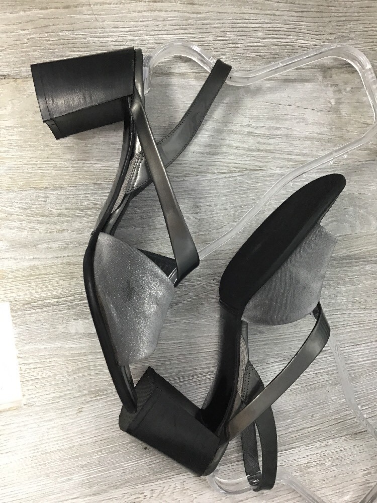 Pat Calvin New York London Sling Back Silver Formal S… - Gem