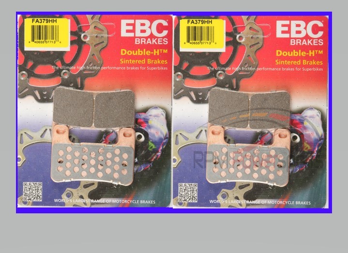 EBC HH Front and Rear Brake Pads for 2011-2015 Ninja ZX10R FA379HH ...