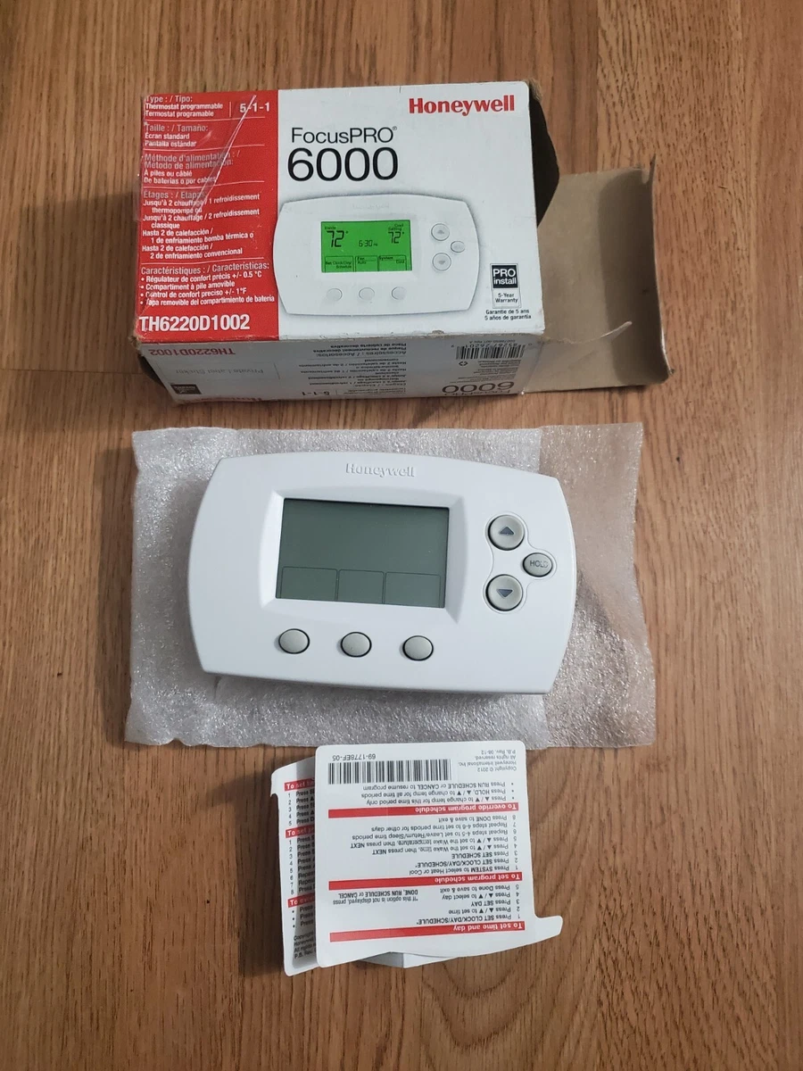 Honeywell Wifi Thermostat 6000