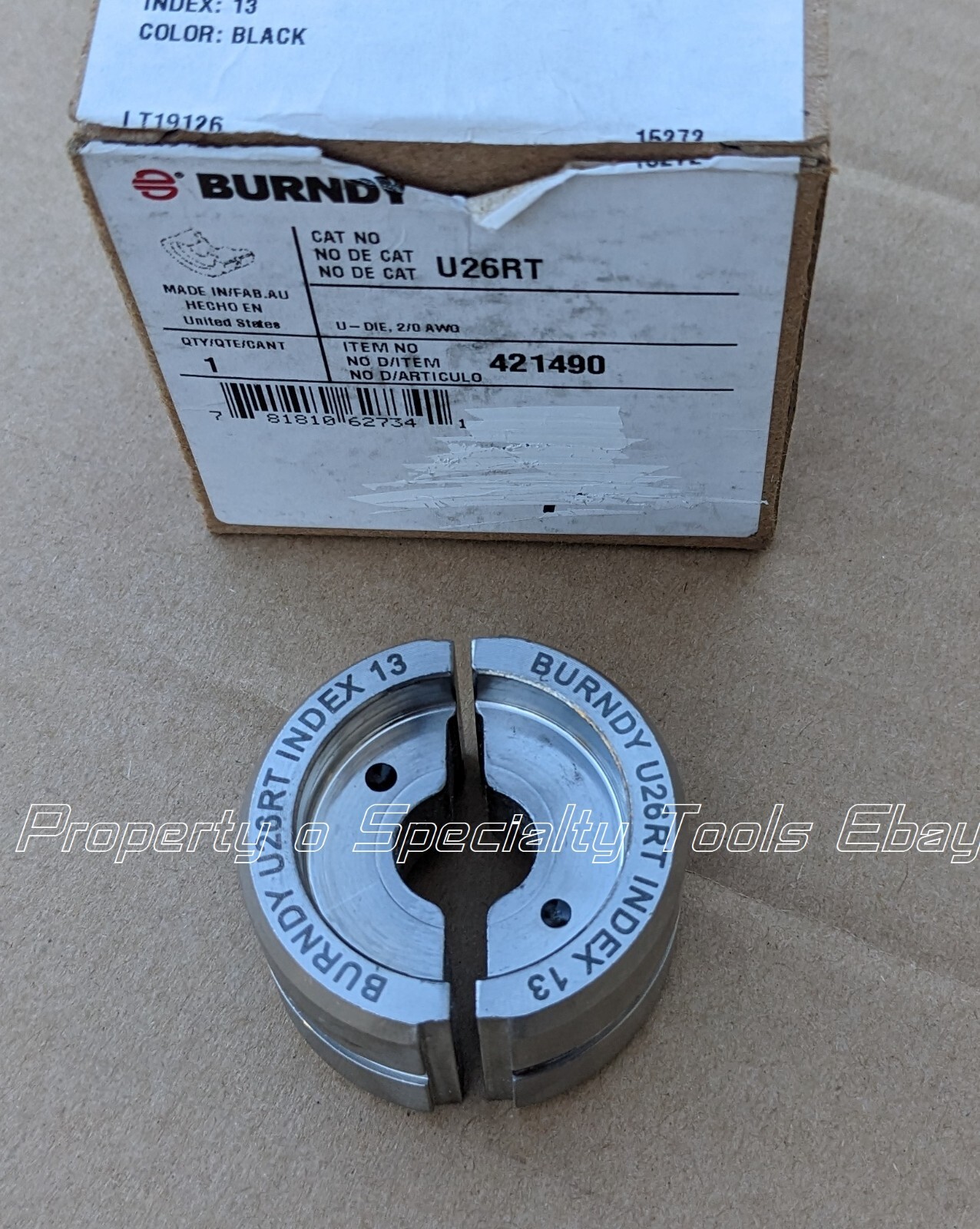 BURNDY Pat750-18v Patriot Hydraulic 12 Ton Crimper Pat750 Crimp Tool ...