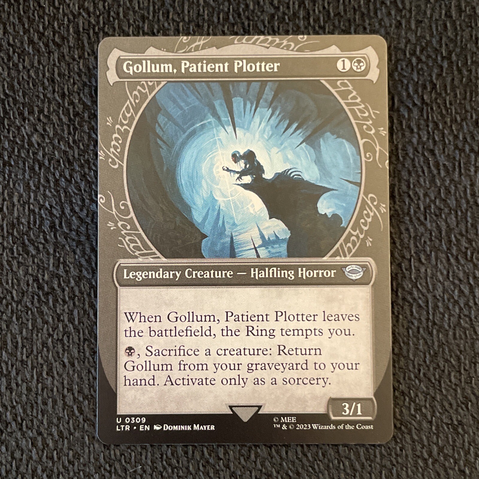 MTG Lord of the Rings Gollum, Patient Plotter 0309 U Non Foil - NM | eBay