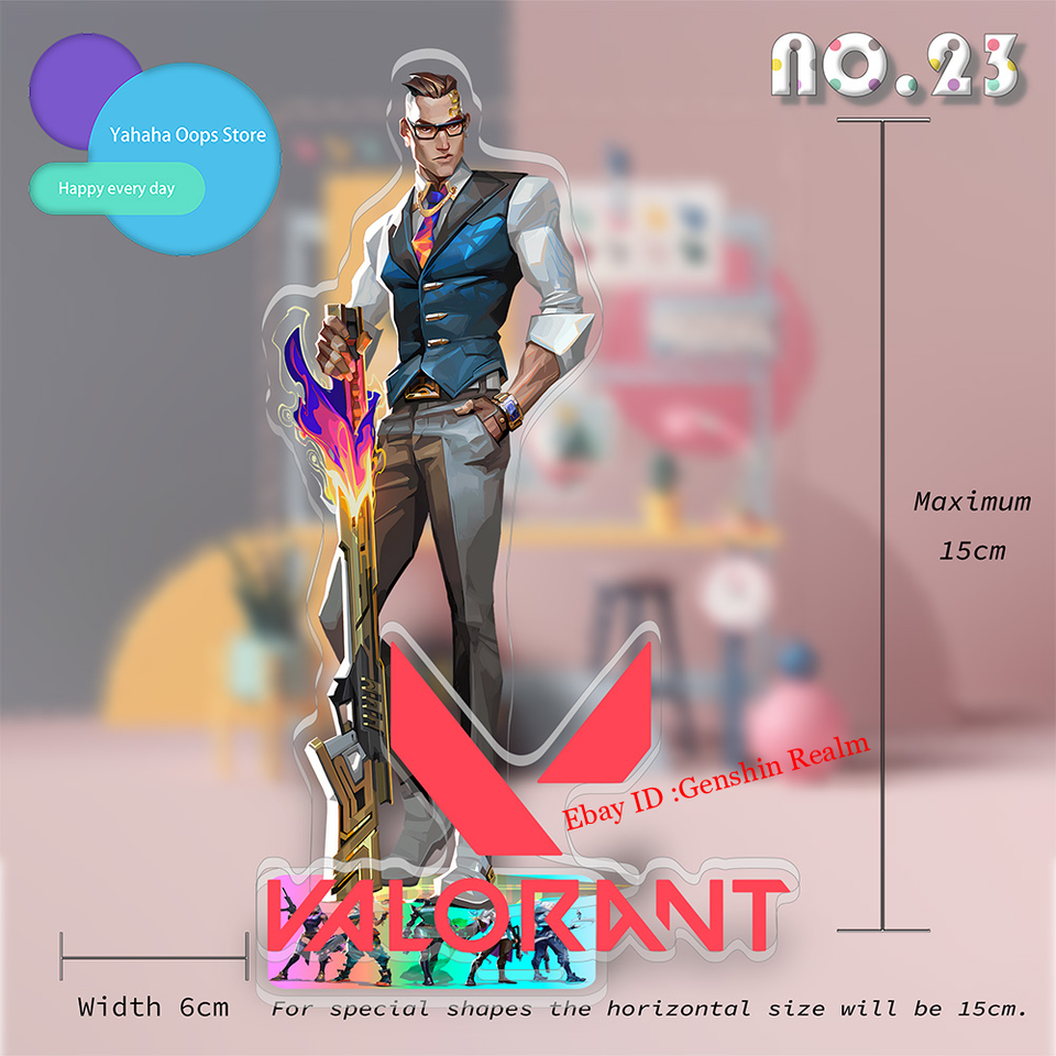 Game VALORANT Killjoy Acrylic Desktop Stand Figure Collection Decor ...