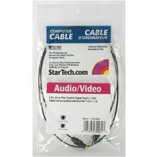 STARTECH.COM 3 FT TOSLINK SPDIF Optical Digital Audio Cable | eBay