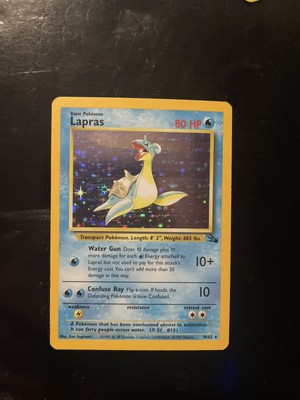 Pokémon TCG Lapras Fossil 10 Holo Unlimited Holo Rare | eBay
