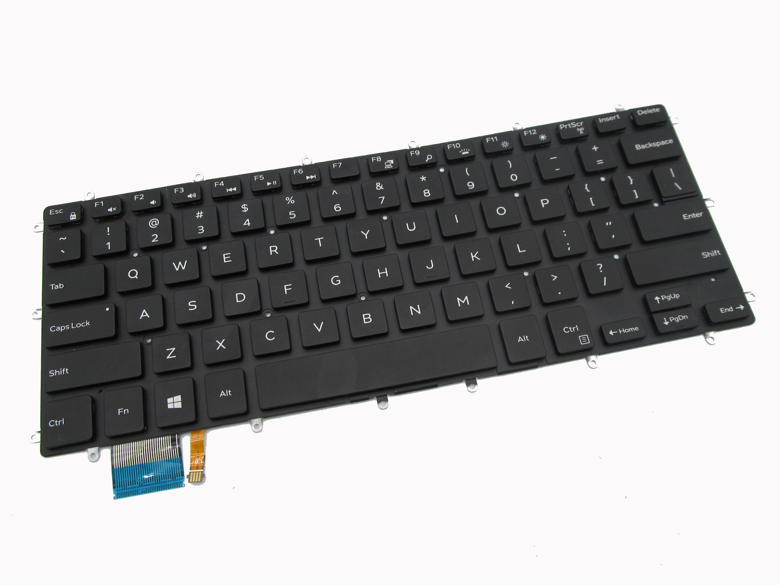 New for DELL Inspiron 13 7368 7370 7373 7375 7378 Keyboard Backlit US ...