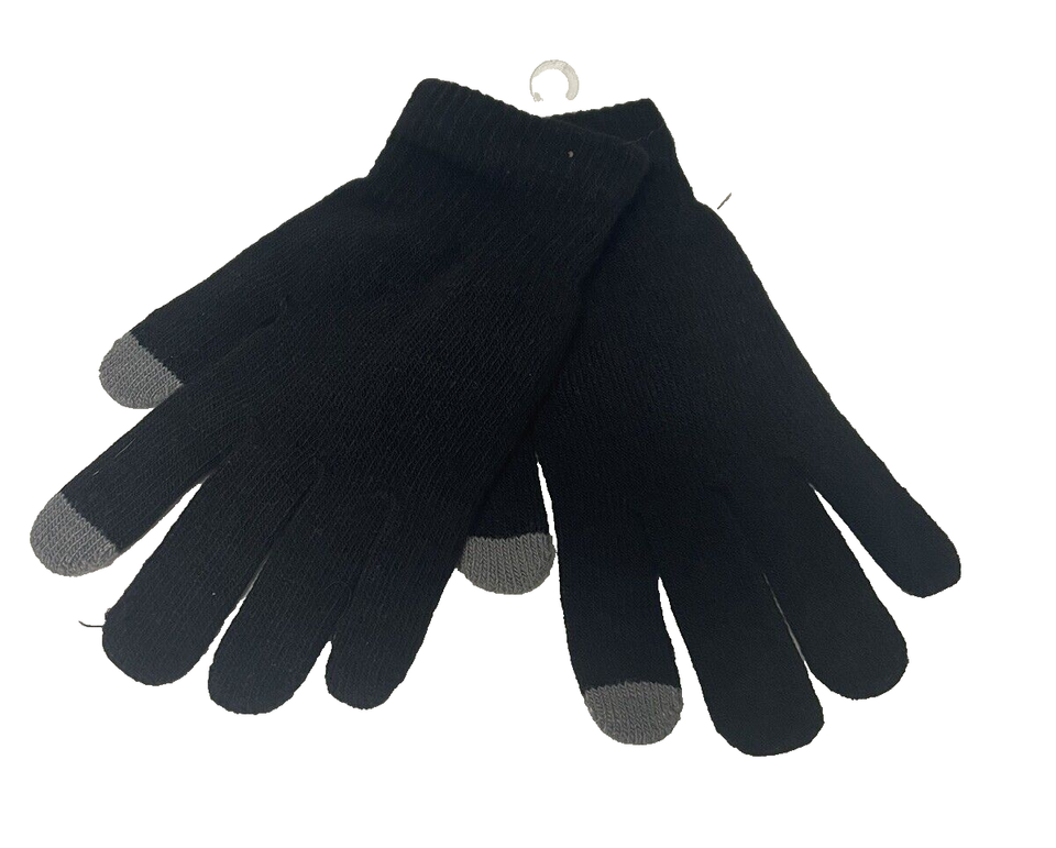 The Touch Glove Magic Touch Screen Gloves Black Unisex Winter New ...