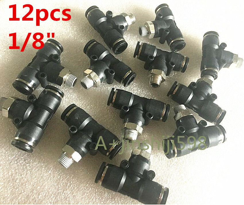 12PCS 1/8'' T Fit Air Connector Tube - Coats Tire Changer Machine Parts ...