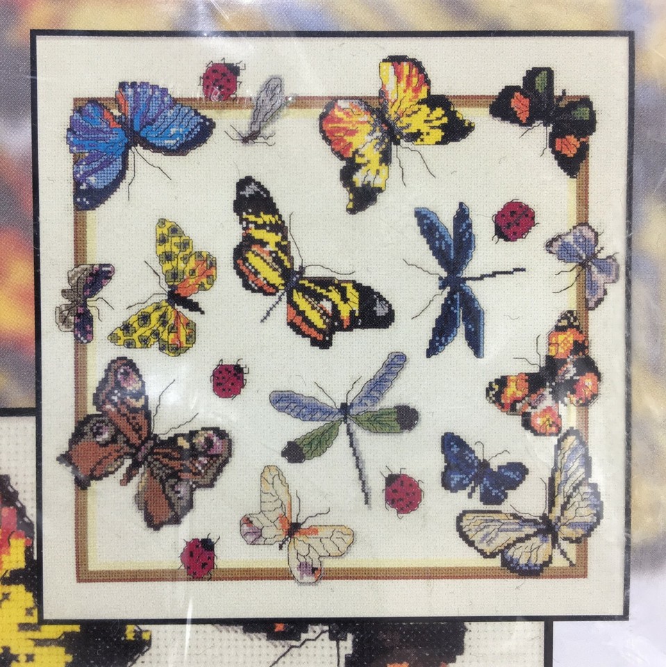 Candamar Designs Cross Stitch Kit BUG COLLECTION 51175 New Dragonflies ...