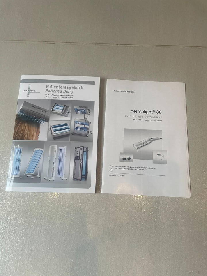 Dermalight 80 UV Comb UV-B 311nm Narrowband lamp for body scalp ...