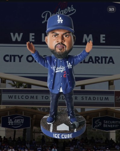 🟦⬜️ Ice Cube Bobblehead Los Angeles Dodgers SGA Giveaway 6/21/25 ...