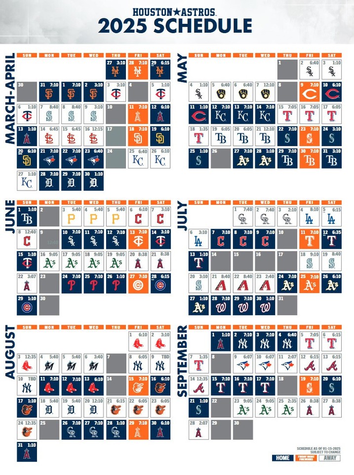 2025 Major League Baseball Teams Schedule Magnets 5" X 3.5"(Choose From ...