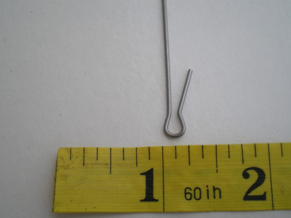 25 PCS. OPEN LOOP STAINLESS STEEL LURE SHAFT WIRE FORM .035X5" MAKE ...