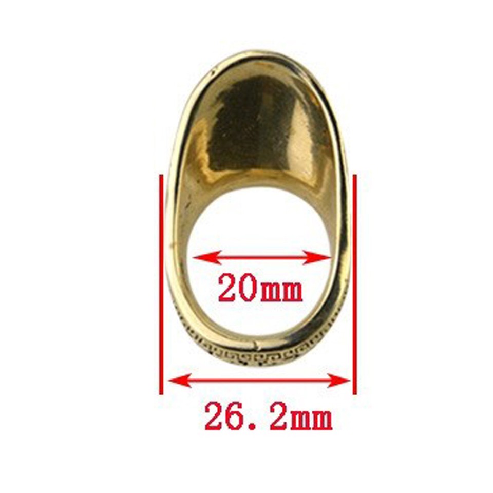 Archery 20mm Copper Thumb Ring Finger Guard Protector Gear Bow Hunting ...