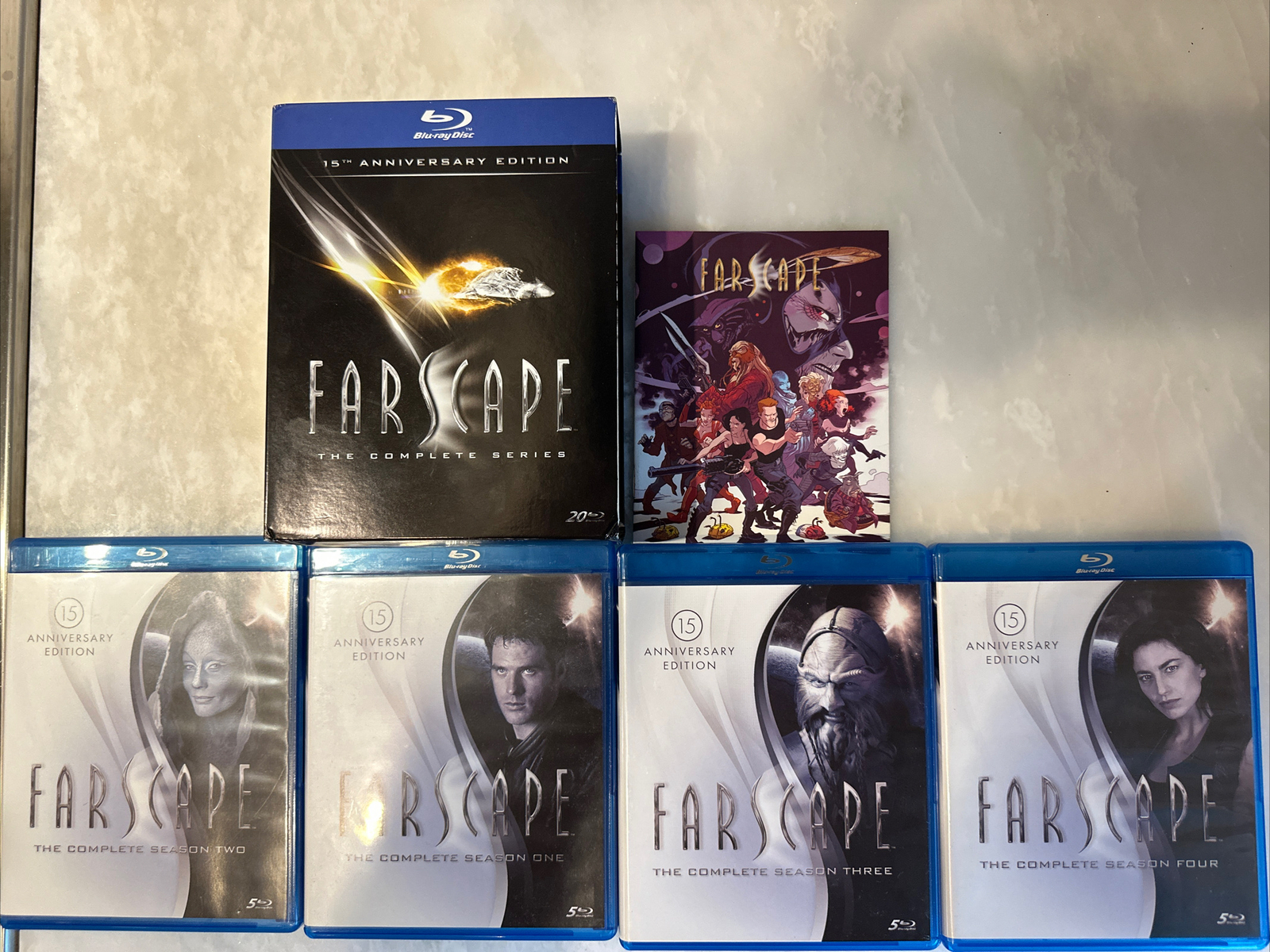 Farscape Blu Ray 15th Anniversary Box Complete Series 4 Season Set 20 ...
