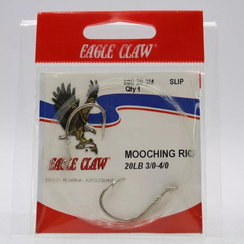 Eagle Claw No580 Slip Mooching Rig Hooks 580-20-3/4 3/0-4/0 | eBay