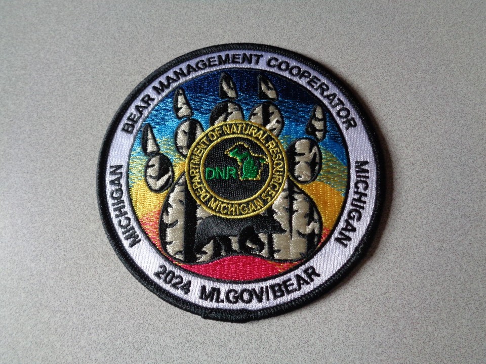 1985-2025 MICHIGAN SUCCESSFUL DNR BEAR HUNTING PATCHES - COMPLETE SET ...