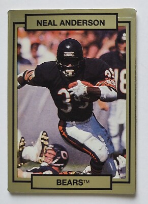 NEAL ANDERSON 1990 Action Packed Football Base #21 Chicago Bears | eBay