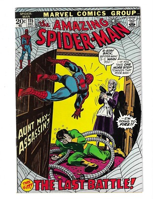 Amazing Spider-Man 115 NM- (9.2) 12/72 "The Last Battle!" | eBay