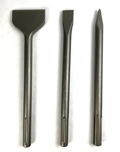 3 Pack Monkey King Bar - Sds Max Bits 12 Inch Point Scaling and Flat ...