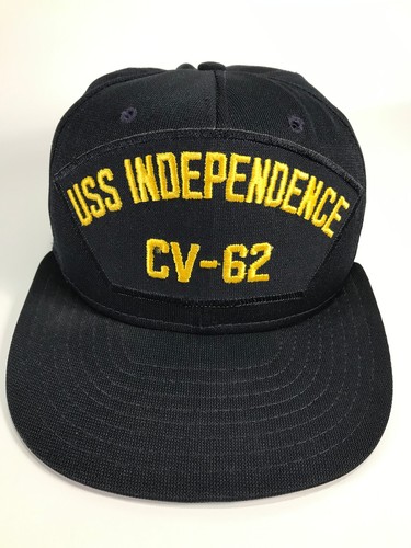 Vintage USS Independence CV-62 Hat Navy Ship Snapback Baseball Cap USA ...