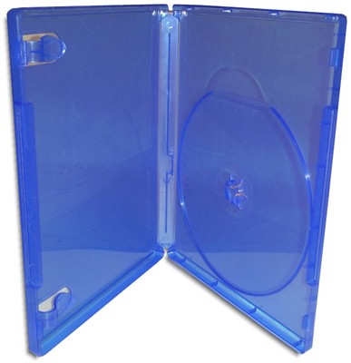 Single PLAYSTATION/PS4/PS5 14mm Translucent Blue Replacement Game Case ...
